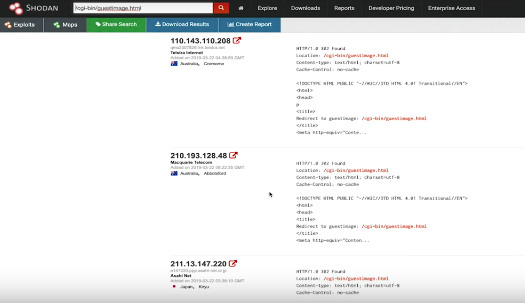 Find Vulnerable Devices On The Internet With Shodan – Linux Security Blog